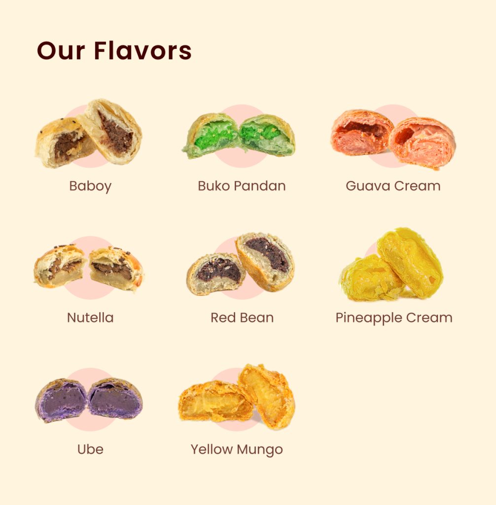 Hopia Pastry Dozen, No Box (12 pieces) | Hopia Like it